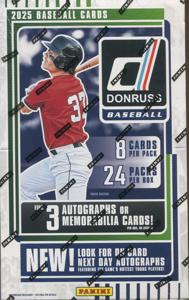 2025 Panini Donruss Baseball Hobby Box – Nicodemus Cards & Gaming